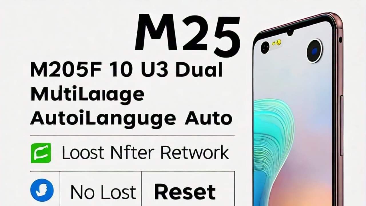 M205F 10 U3 Dual Sim MultiLanguage Auto Patch No Lost Network After ...