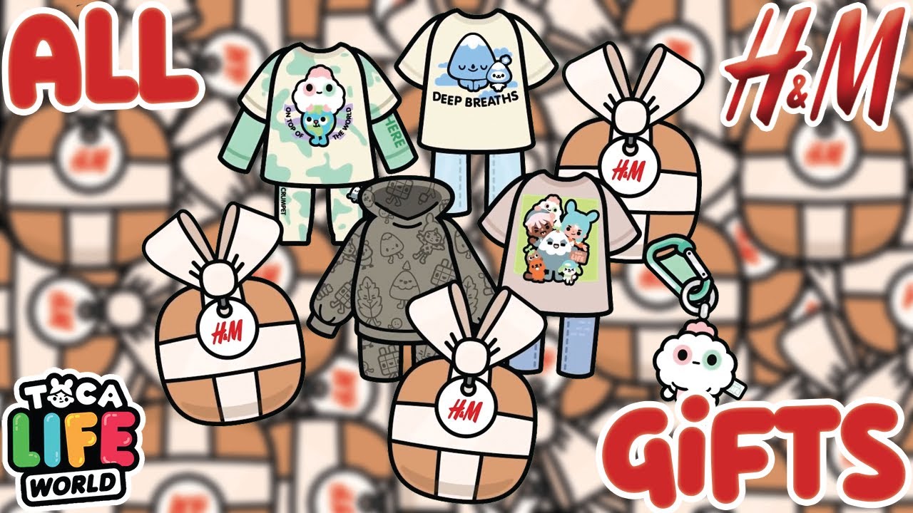 ALL free H&M Store 8 gifts on Toca Life World! Todos os 8 presentes ...