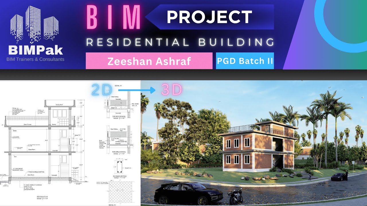 BIM and Beyond: Residential Building Animation in 3D [BIM Project ...