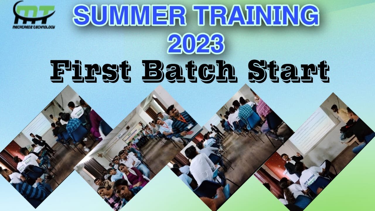 First Batch Summer Training 2023 Diploma (CS/IT, EC/EE) &Btech Students - YouTube