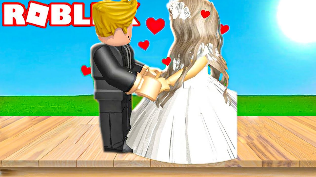 JE ME MARIE SUR ROBLOX ! - YouTube