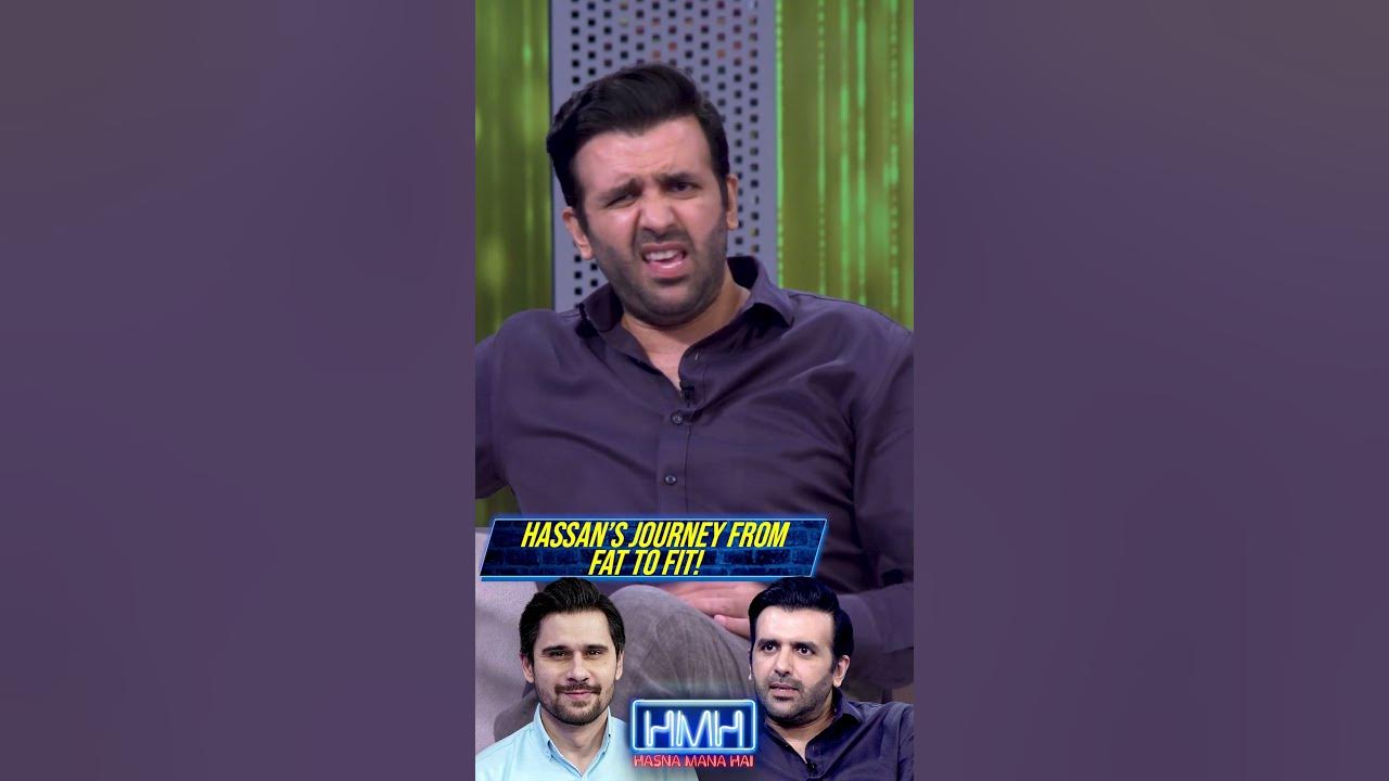 Hassan Ahmed's fat to fit journey! - #mushaira #hasnamanahai #tabishhashmi #geonews #shorts ...
