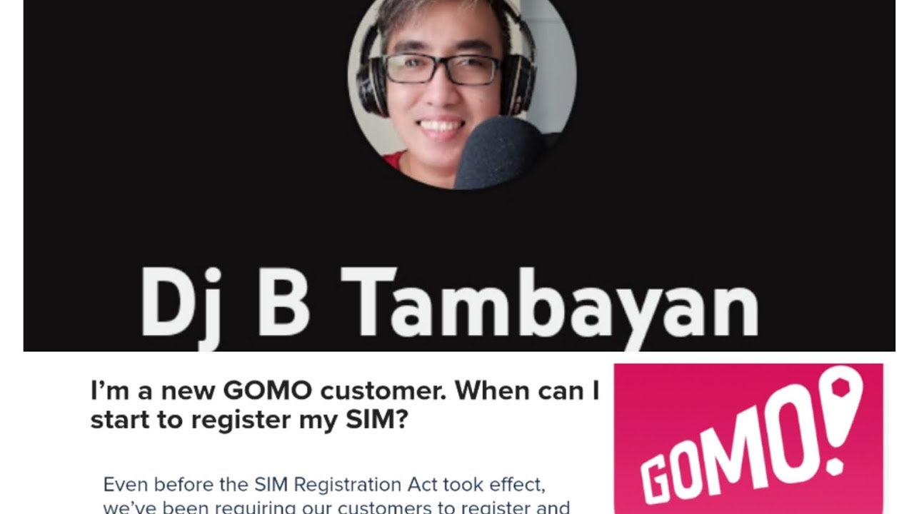 HOW TO REGISTER GOMO SIM PART2 (USING PREPAID WIFI) - YouTube