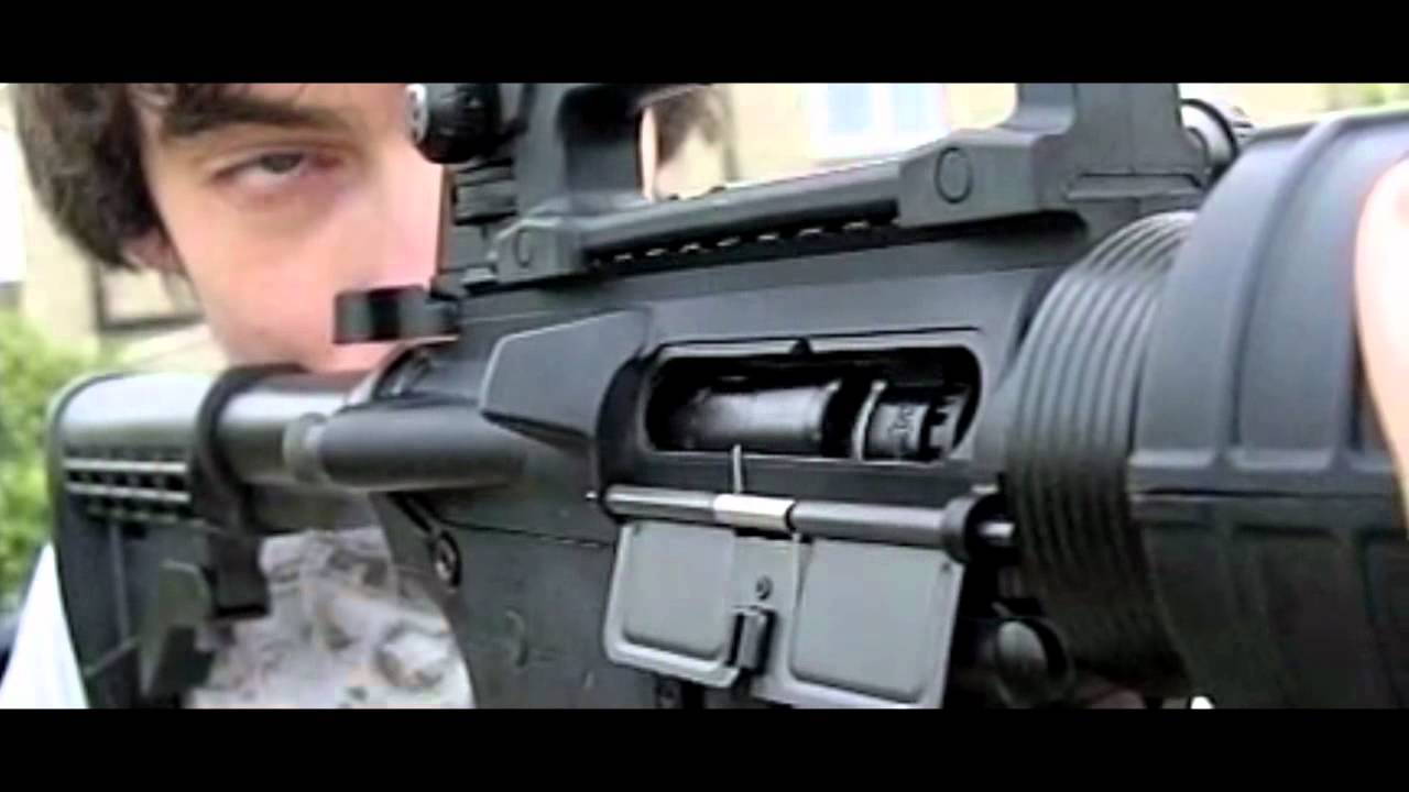 G&G GAS BLOWBACK CM16 DEMONSTRATION - YouTube
