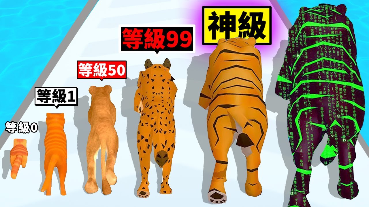 從可愛小貓到最強神級貓咪的成長過程！最後蓋起超豪華動物園！？【Cat Evolution】 - YouTube