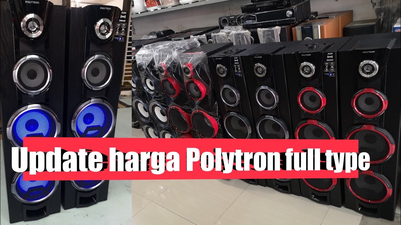 daftar harga speaker aktif Polytron terlaris 2022 - YouTube