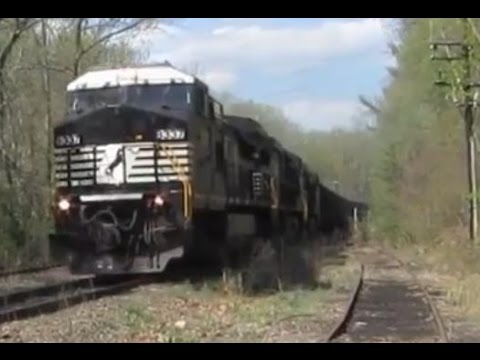 NS 8337 (Dash 8-40CW) w/ RS3L Horn - Pan Am NHB - YouTube