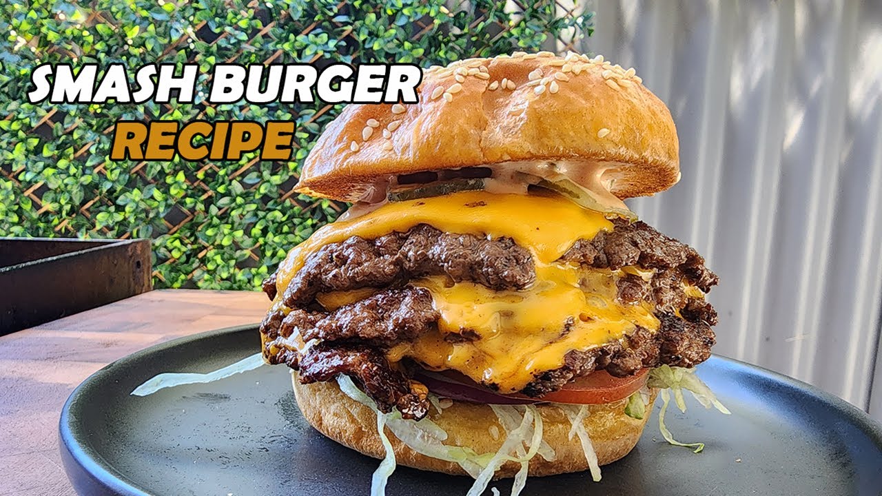 Never Buy Fast Food Burgers Again! Ultimate Smash Burger Recipe! - YouTube