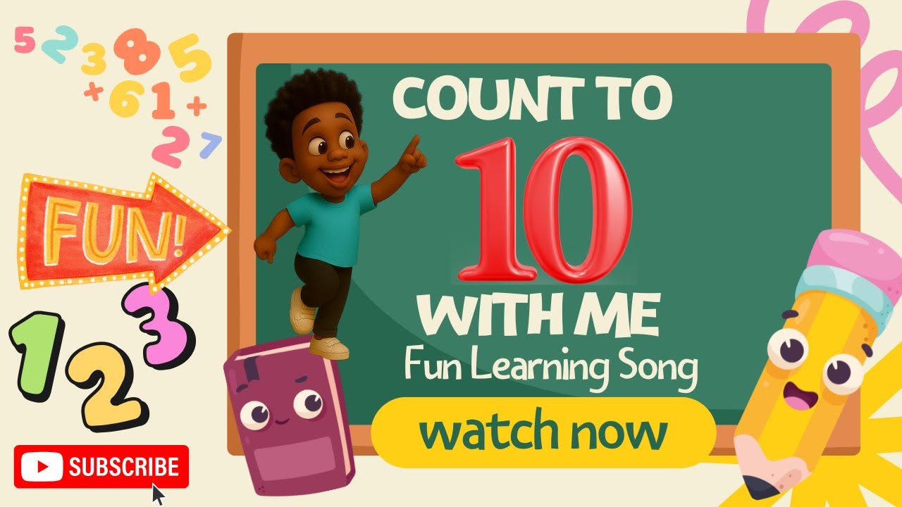 Count to Ten with Me! Fun Preschool Counting Song |Learn Numbers 1-10 ...