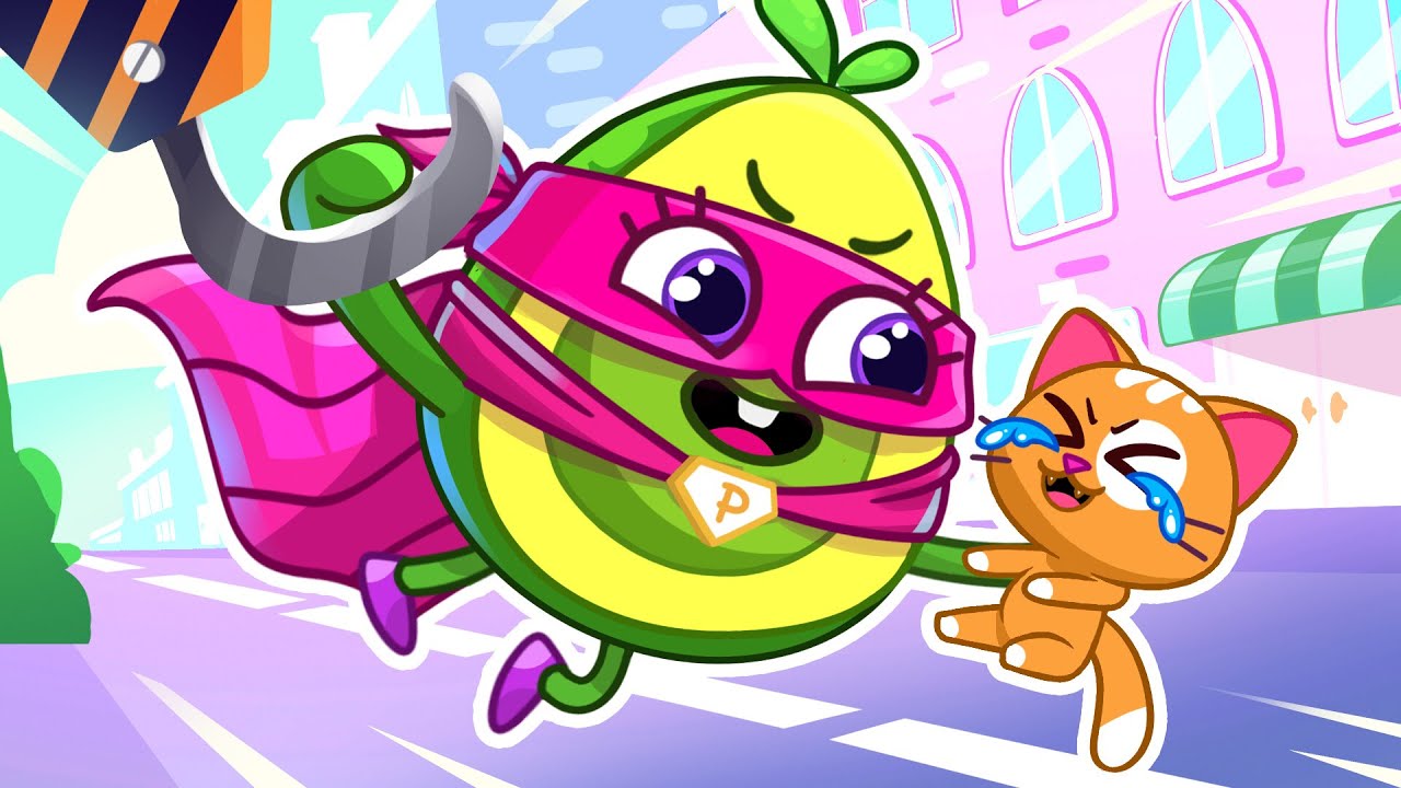 Super Girl 🤩🦸 Superhero Rescue Team II Kids Songs by VocaVoca Bubblegum ...