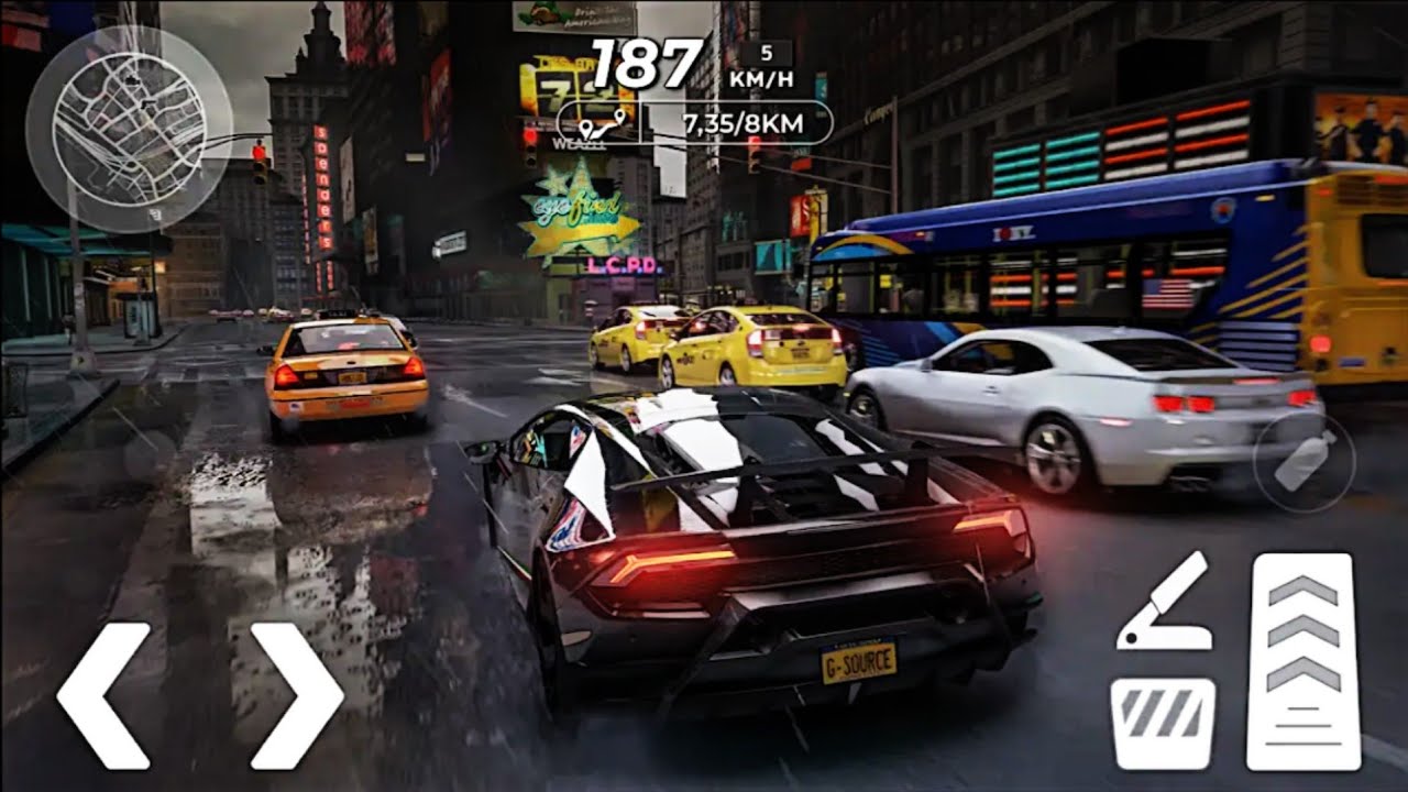 Real Car Driving Night City - Car Driving Street city Simulator 3D ...