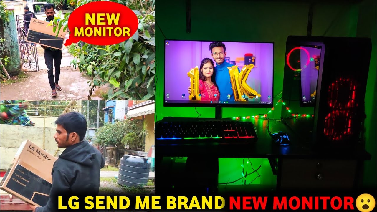 LG SEND ME BRAND NEW MONITOR😍|| LG Mk600 24Inch FULL HD IPS MONITOR ...