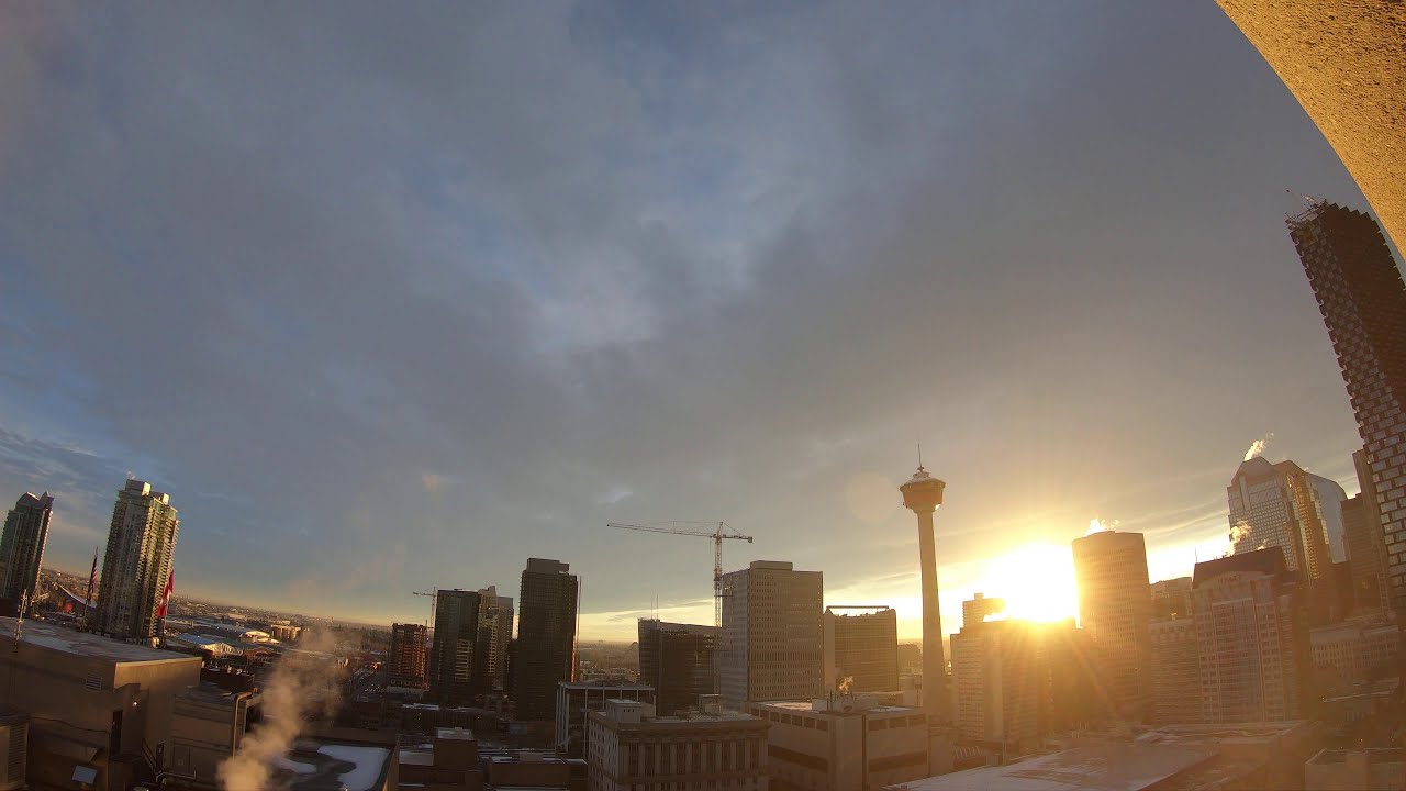 Chinook Arch & Sunset in Calgary AB~ Jan 26 2020 - YouTube