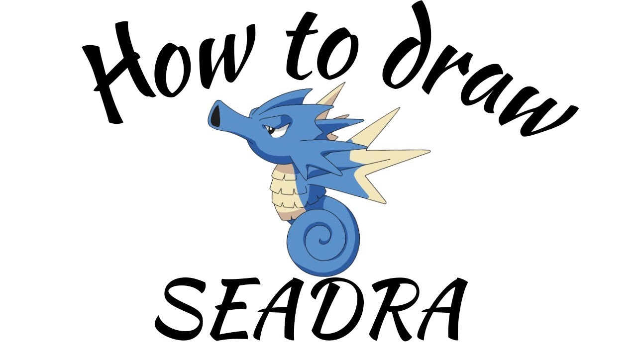 HOW TO DRAW SEADRA POKEMON #drawing #pokemon #pokemondrawing #seadra # ...