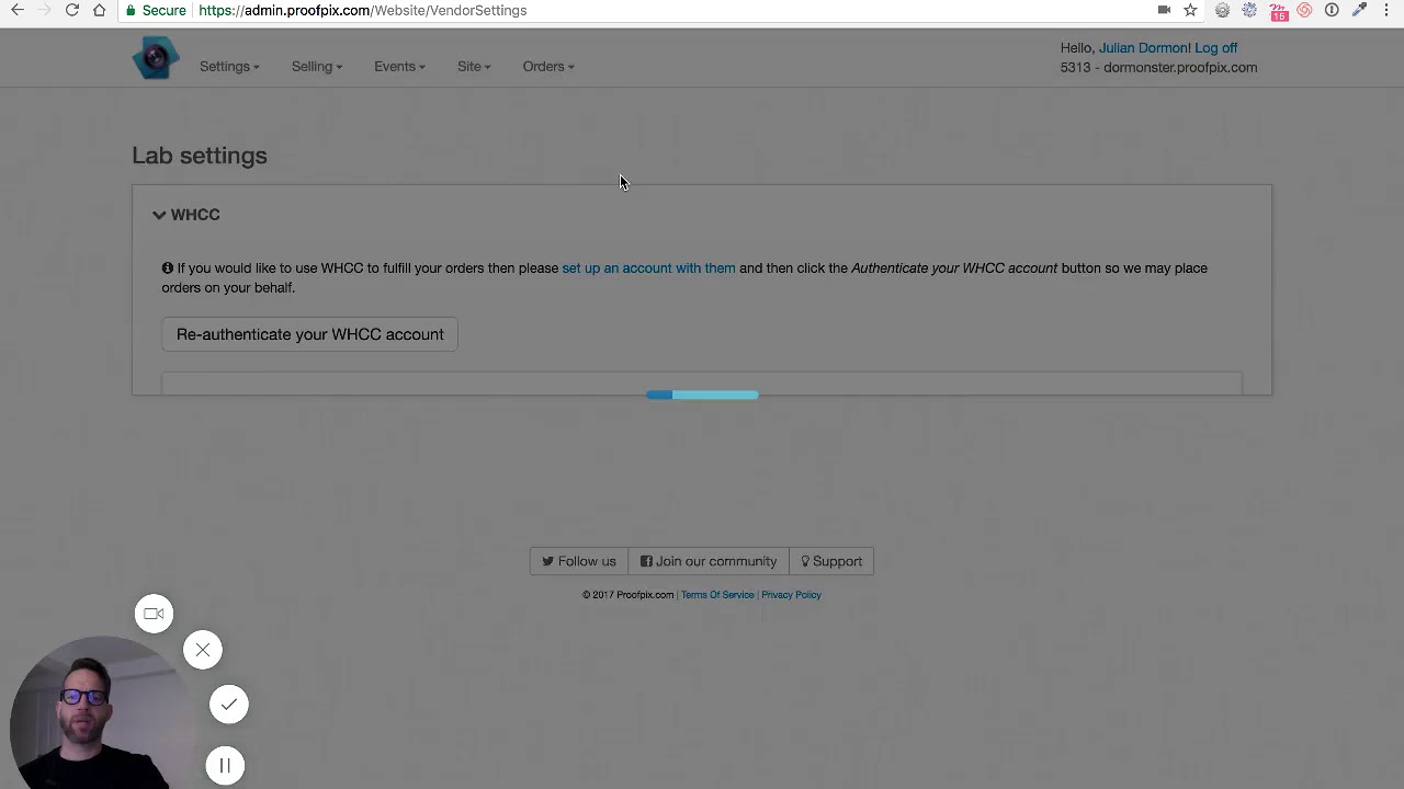 Connect your WHCC lab account to Proofpix - YouTube