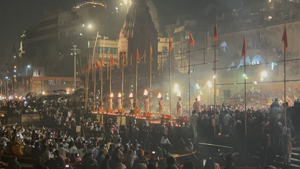 Ganga arthi kashi Part -2 , kashi vishwanath, varasnasi - YouTube