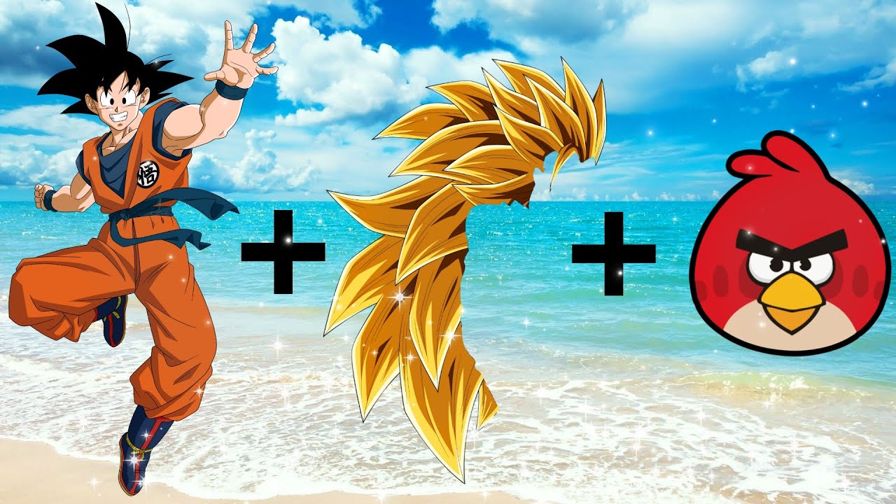 Who is Strong ? Goku SSJ3 Angry Bird Red 🌹 Fusion - YouTube