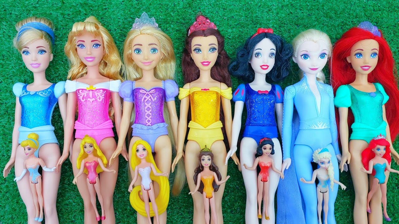 9:23 Minutes Disney princesses Collection ASMR Satisfying Unboxing ...