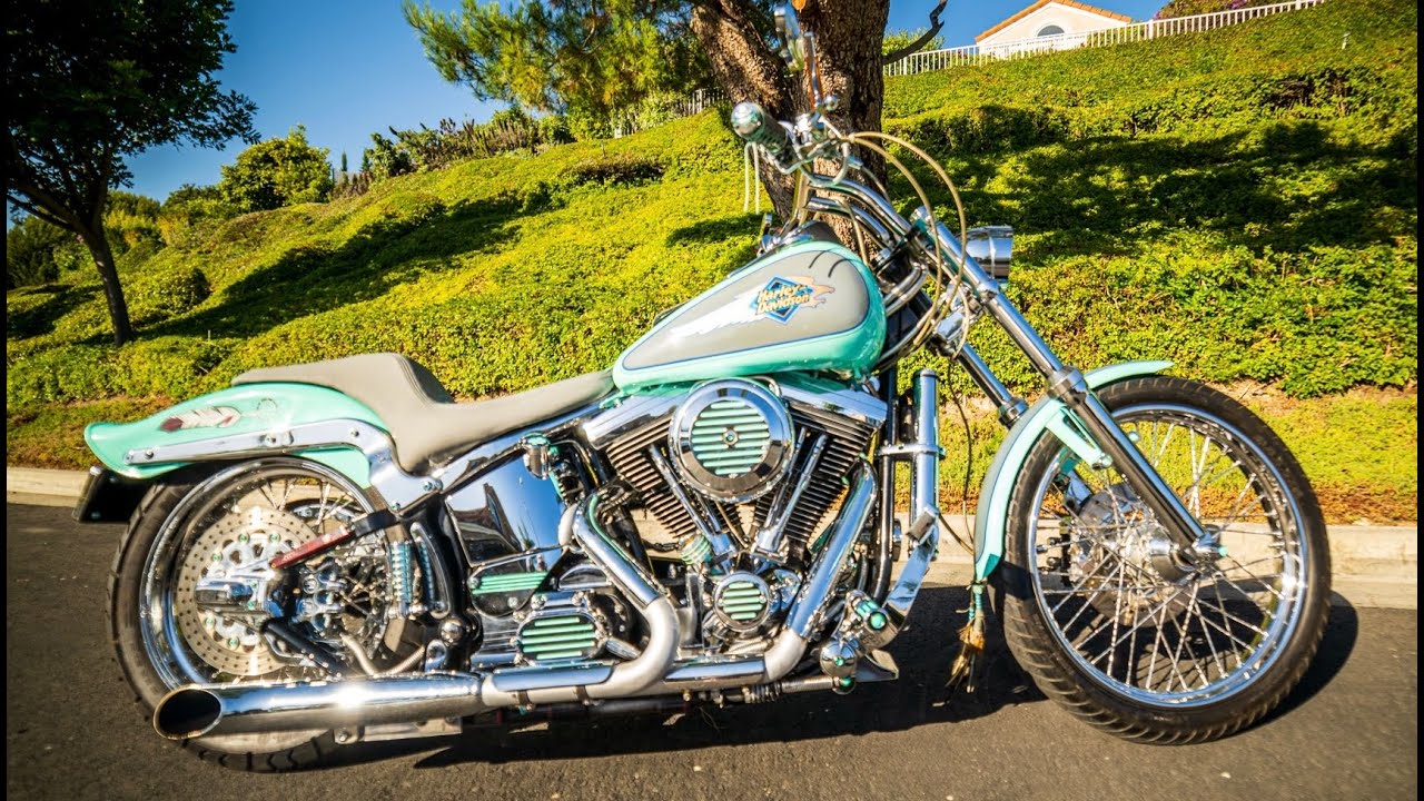 My 1994 HD FXSTC Limited Edition (Only 4 of this color ever produced ...
