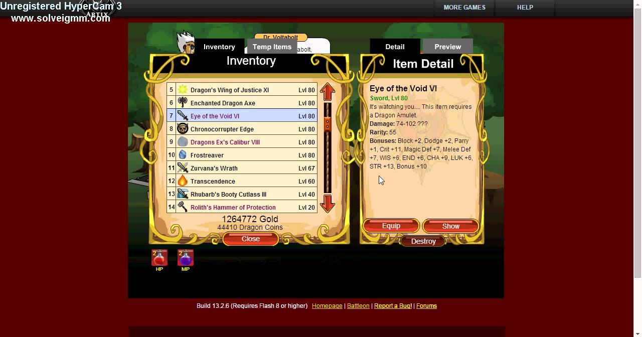 =Dragonfable= Kathool Adept And enTropy Class - YouTube