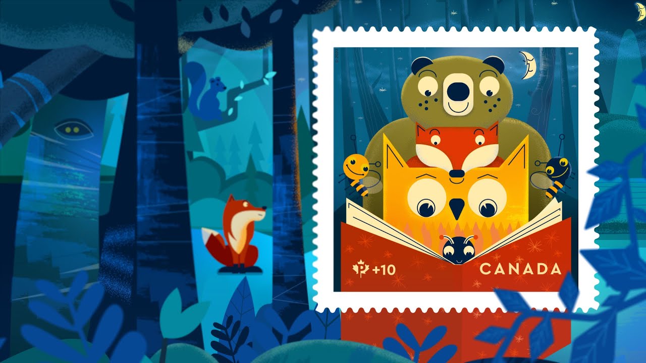 Canada Post Community Foundation fundraising stamp - YouTube