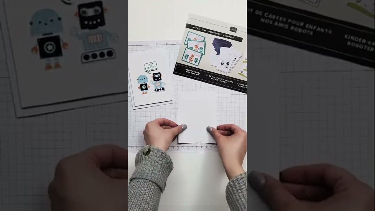 Robot Buddies Kids Card Kit - YouTube