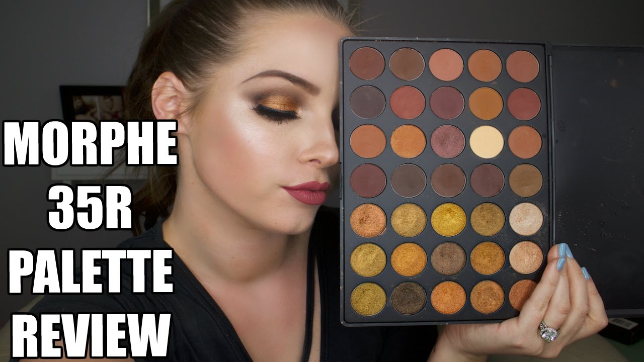 MORPHE 35R PALETTE HONEST REVIEW + LIVE SWATCHES | CC Suarez Makeup - YouTube