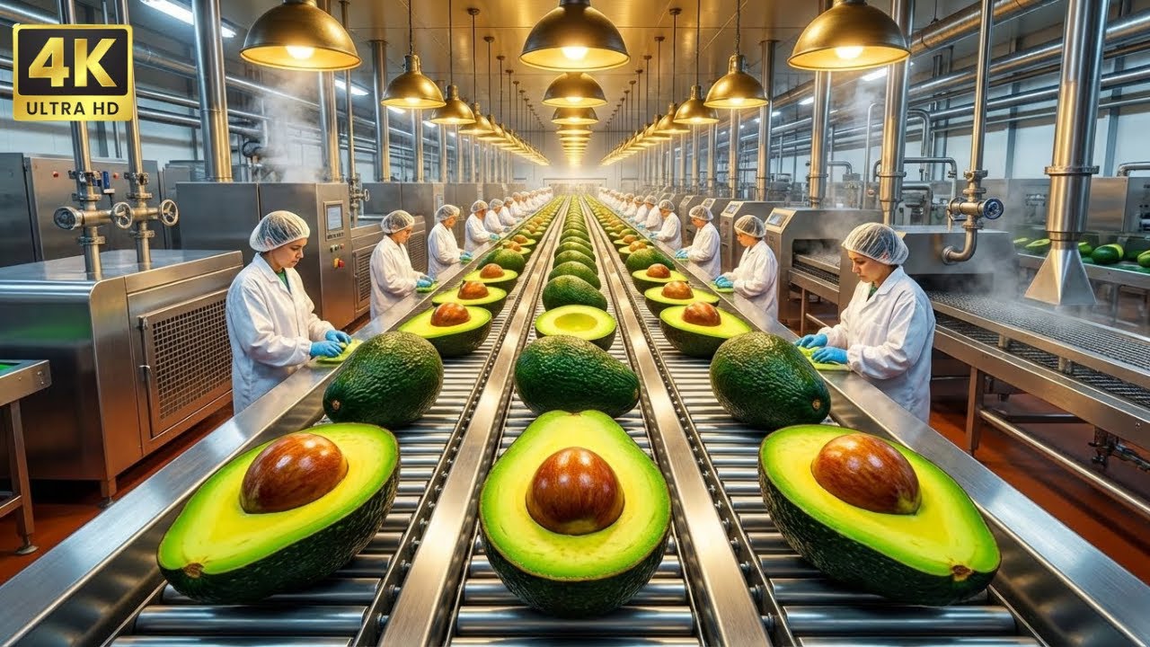 Inside a Modern Avocado Oil Factory: From Fresh Avocados to Cold ...
