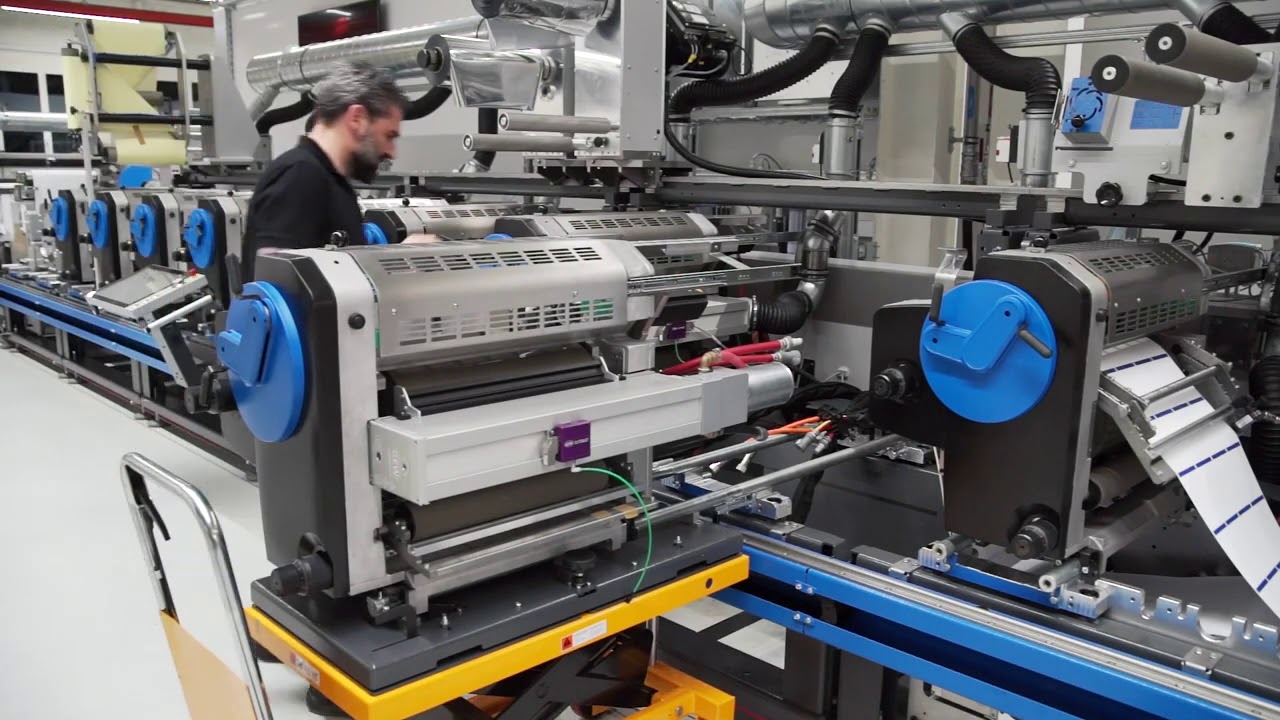 Easy process exchange with Gallus Labelmaster - YouTube