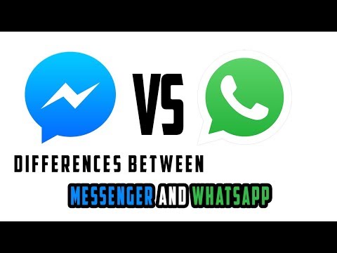 Messanger vs WhatsApp-The Difference bestween Messanger with Whatsapp-2019 New update