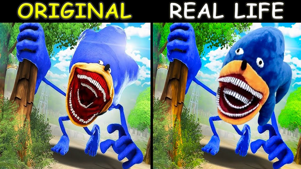 GIANT SHIN SONIC Destroy the forest | The Sonic Tapes Animation ...