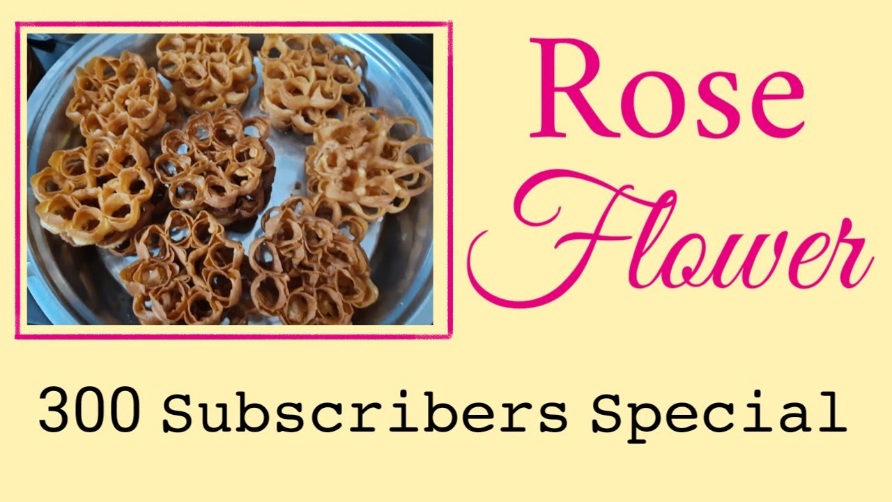 Rose Flower Snacks | Tea Time Snacks | Scrumptious Snacks | 300 ...