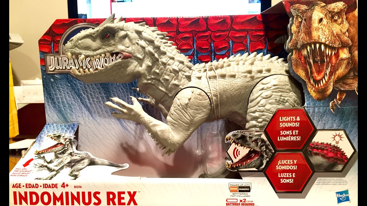 The Indominus Rex Hybrid (T-Rex) from "Jurassic World" by Hasbro - YouTube