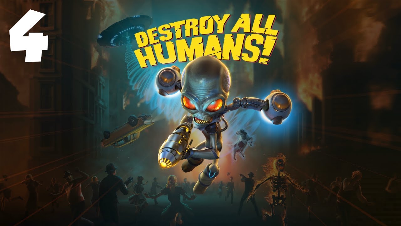 Alien Pool Party (Episode 4) - Destroy All Humans! Campaign Walkthrough ...