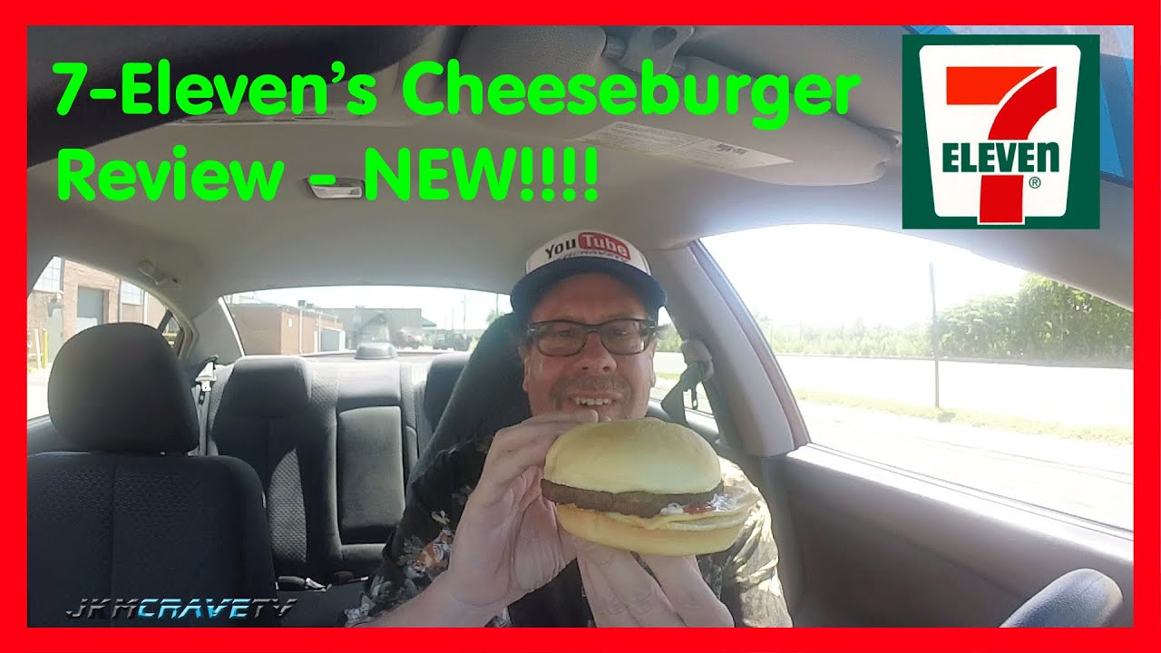 7-Eleven Cheeseburger Review | JKMCraveTV - YouTube