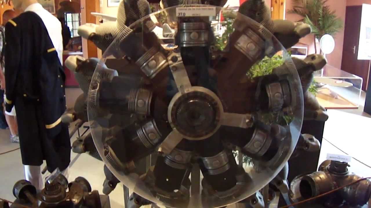 Moteur à piston en étoile - YouTube