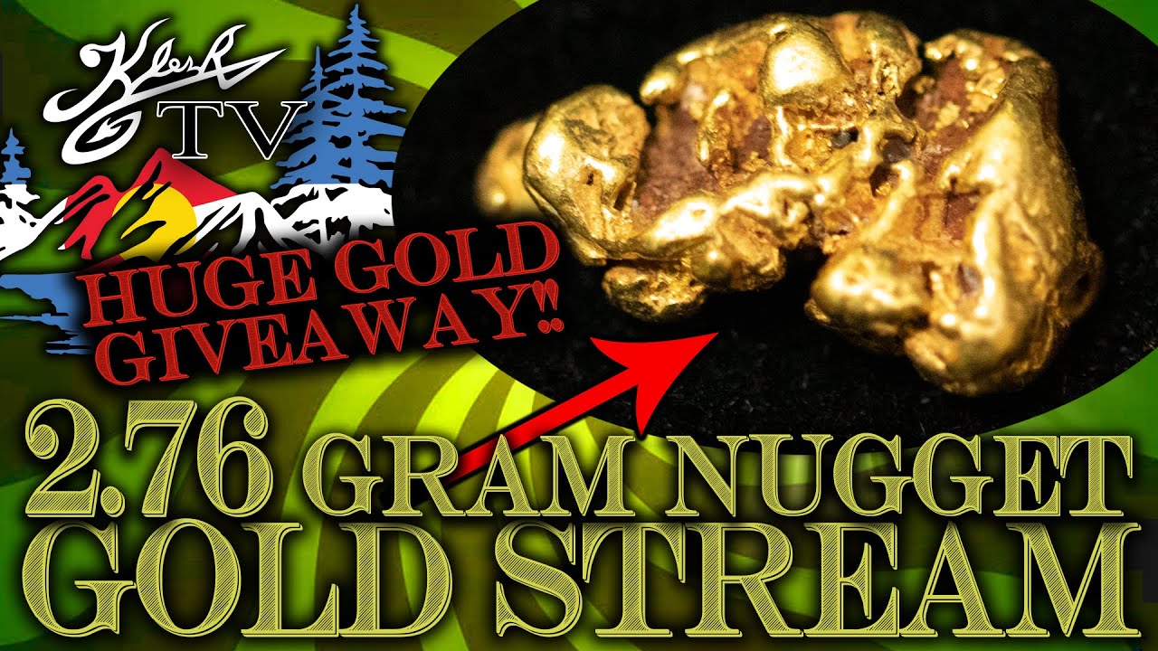 🔴 GOLD STREAM #234 - 2.76 GRAM GOLD NUGGET! HUNDREDS OF OUNCES OF ...