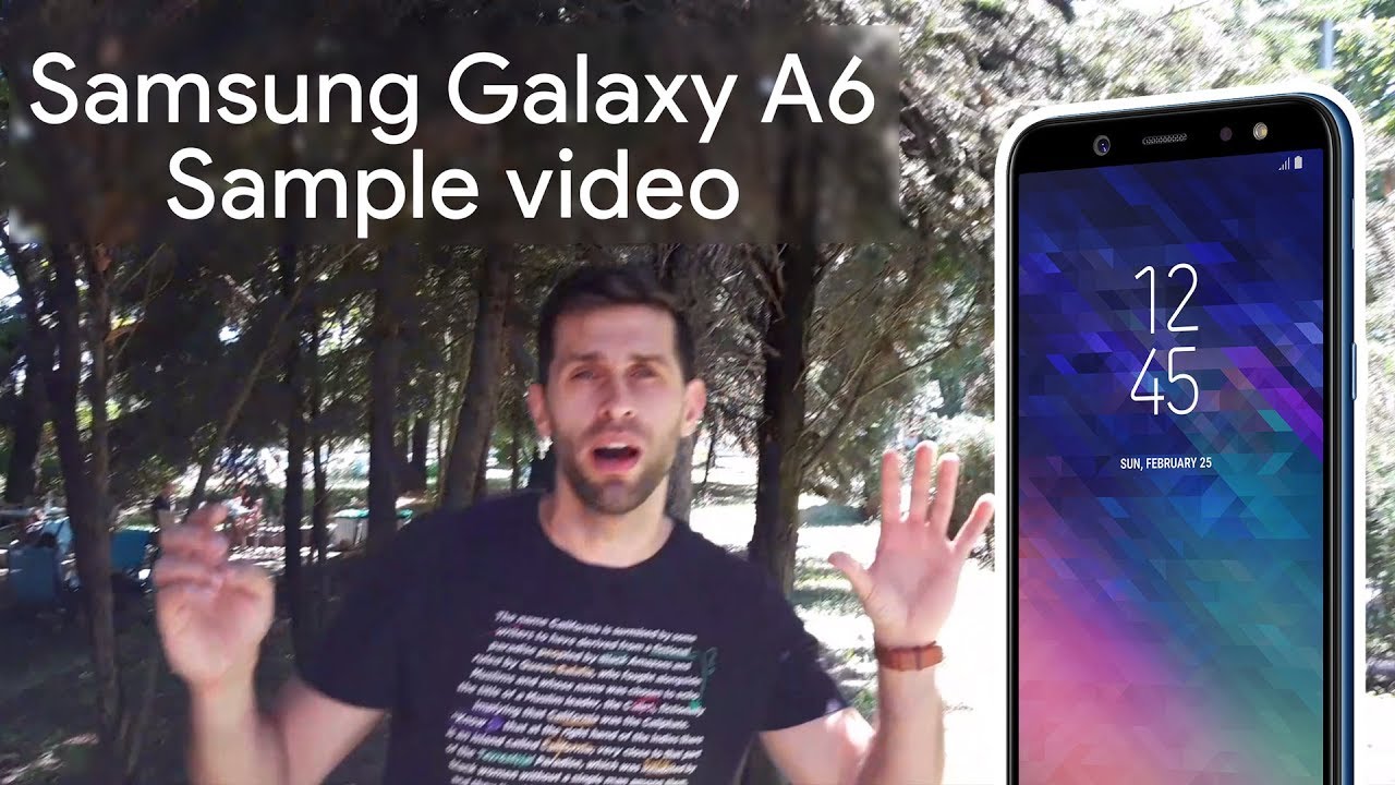 Samsung Galaxy A6 (2018) sample video