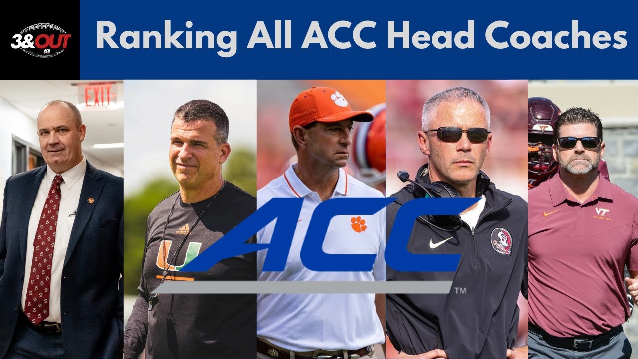Ranking All 17 ACC Coaches - YouTube