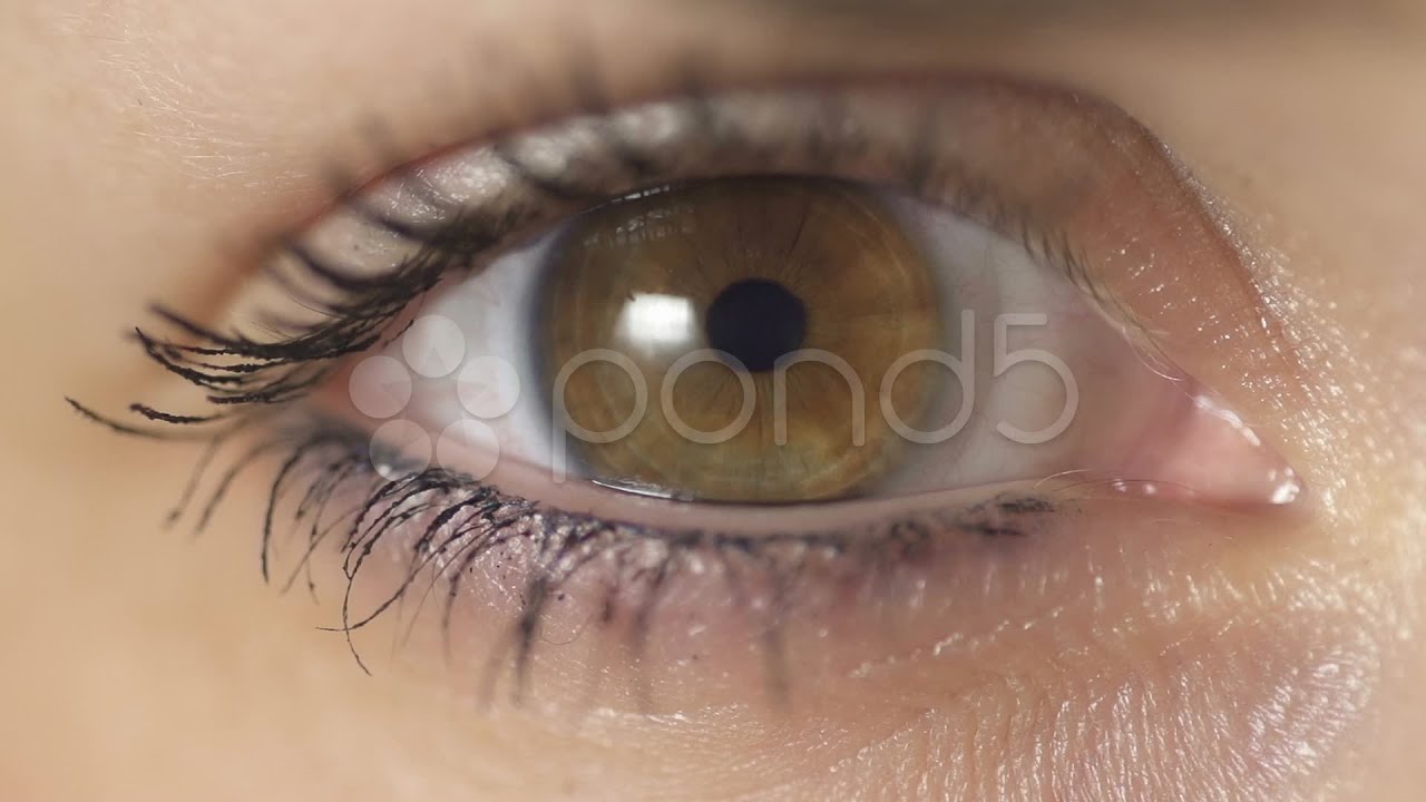SLOW MOTION: blinking eye. Stock Footage - YouTube