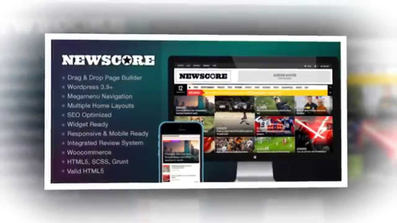 NewsCore Magazine & News Wordpress Theme - Video ServerThemes.Net - YouTube