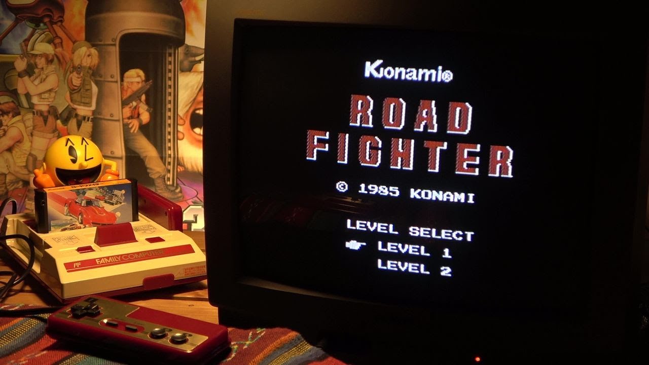 - ロードファイター - Road Fighter - (FC/NES) - YouTube