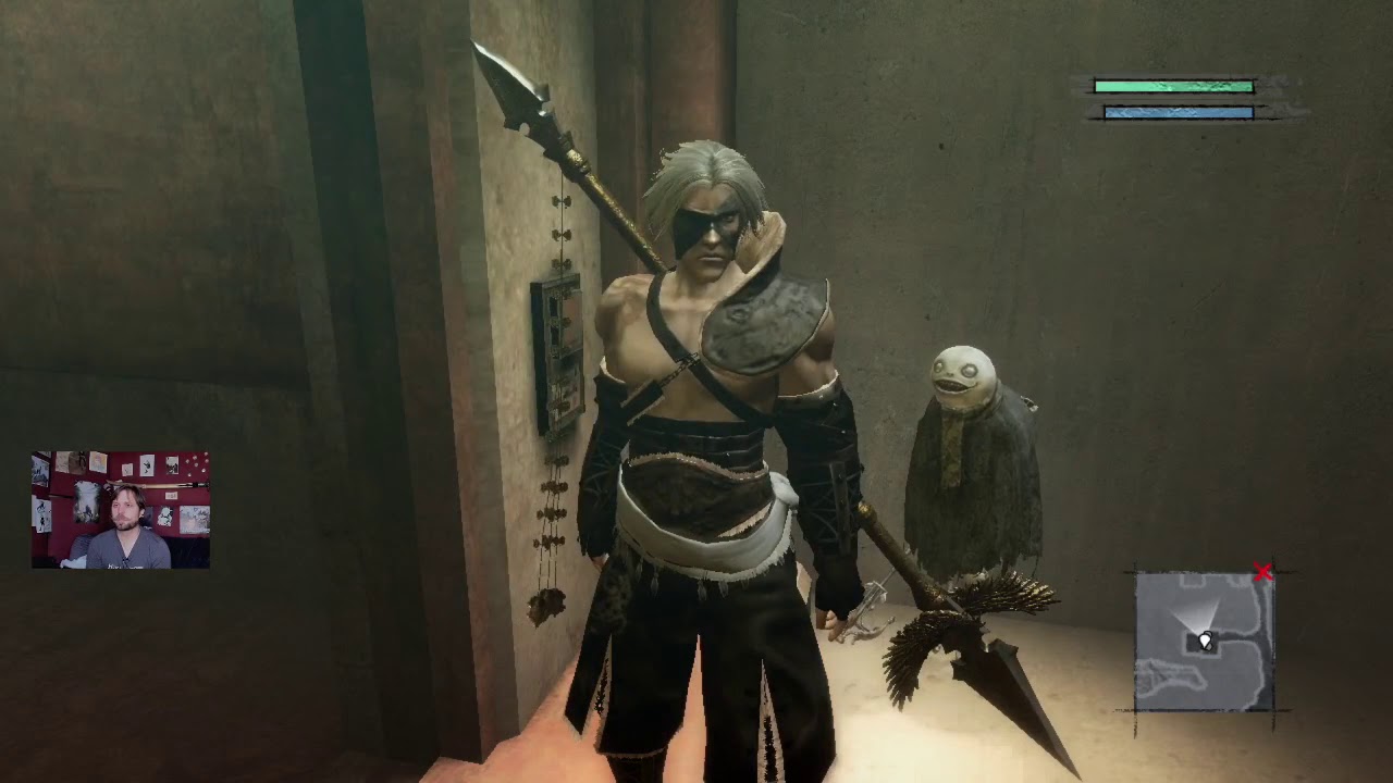 Original NieR with the voice of 9S in NieR: Automata (Route B Part 2 ...