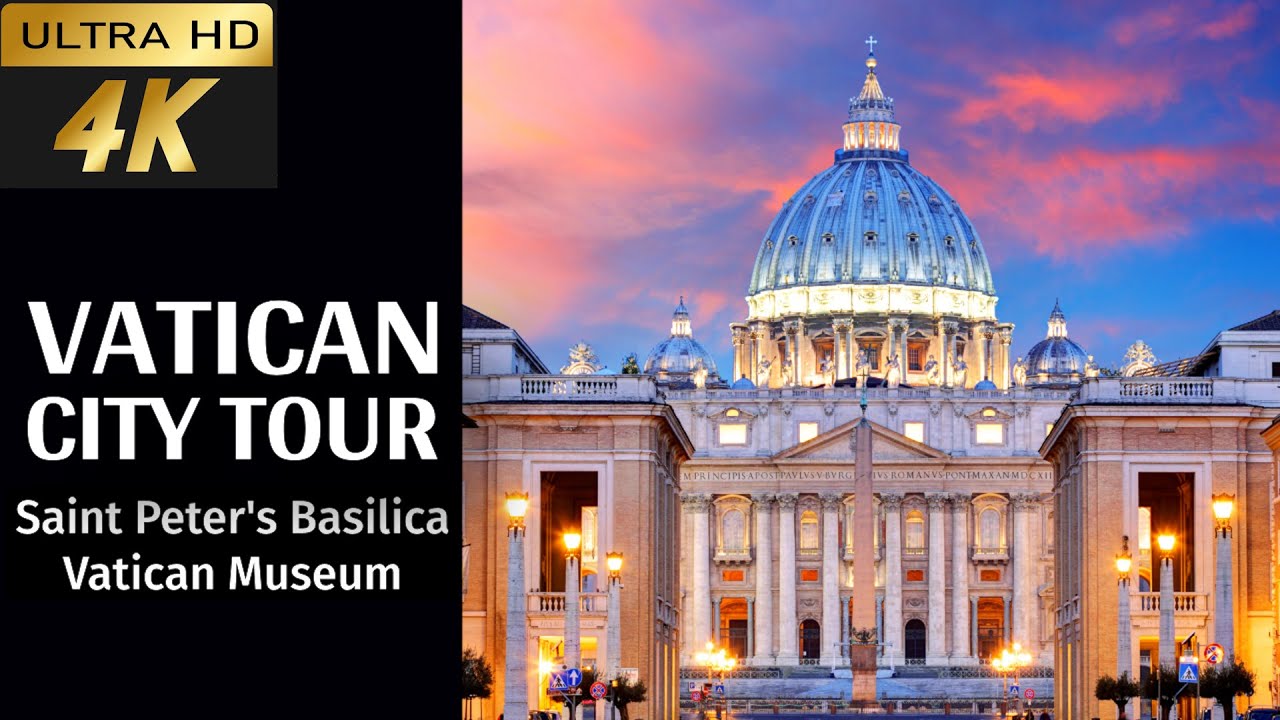[4k] Vatican City Tour | Vatican guide | Vatican museum | St. Peter's ...