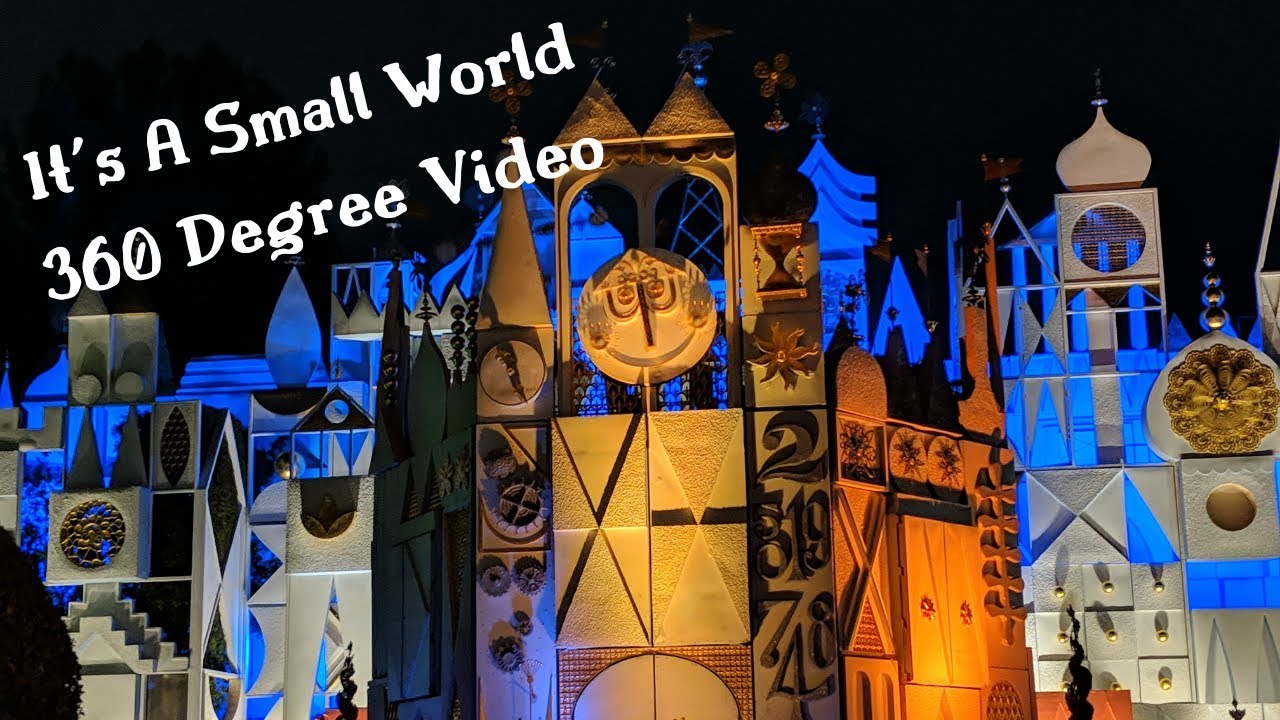 4K 360 Degree - Disneyland It's A Small World - YouTube