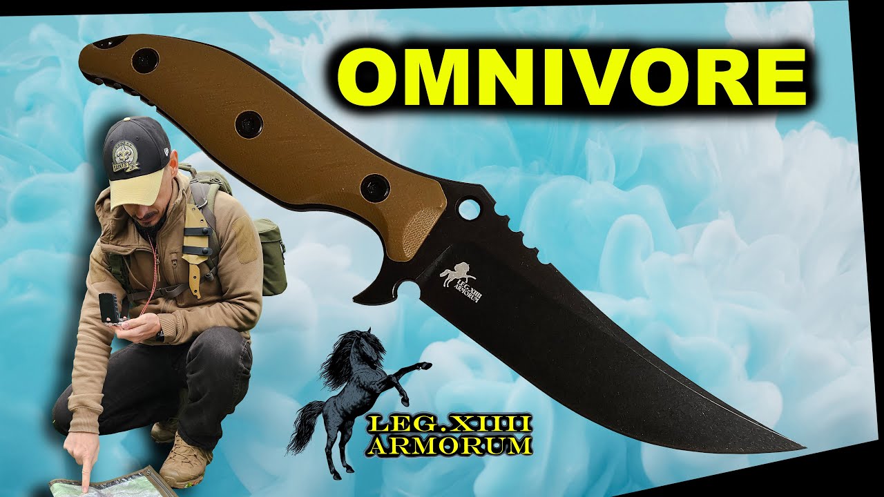 EDC Knife | Self Defense knife | LEG.XIIII - ARMORUM | OMNIVORE knife # ...