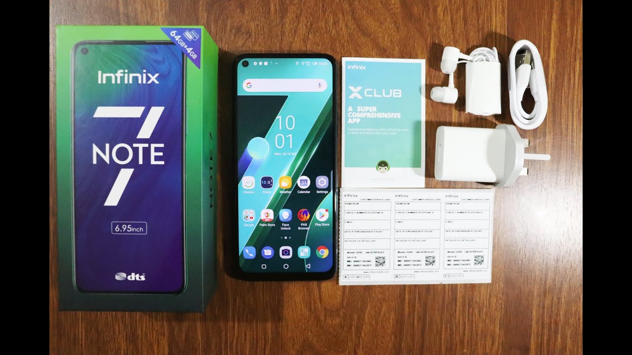 note 7 lite unboxing 4+128 - YouTube