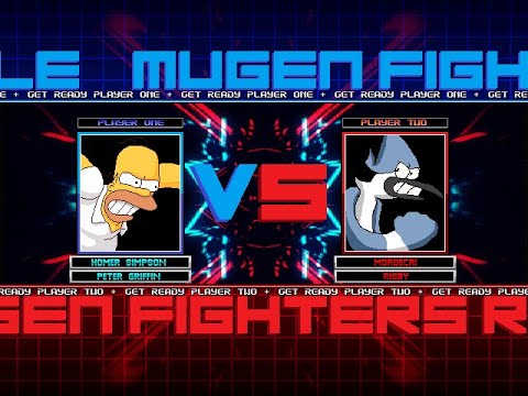 | M.U.G.E.N | 3v3 {Request} Team Homer Simpson (1P) Vs Team Mordecai (CPU)
