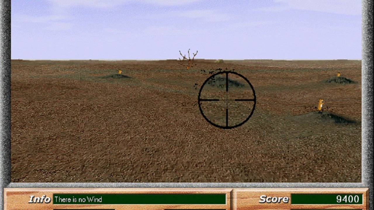 Prairie dog hunt pro 97 (Windows game 1997) - YouTube