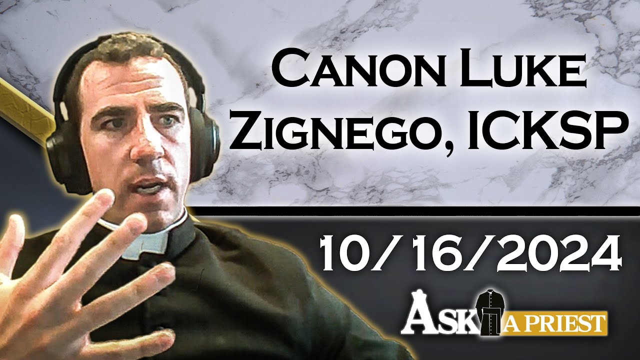 Ask A Priest Live - 10/16/24 - Video Games and the Nature of Justice ...